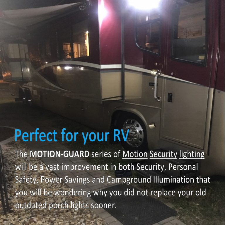 MOTION-GUARD®, MG1000-450B, Black, RV Motion Sensor Light